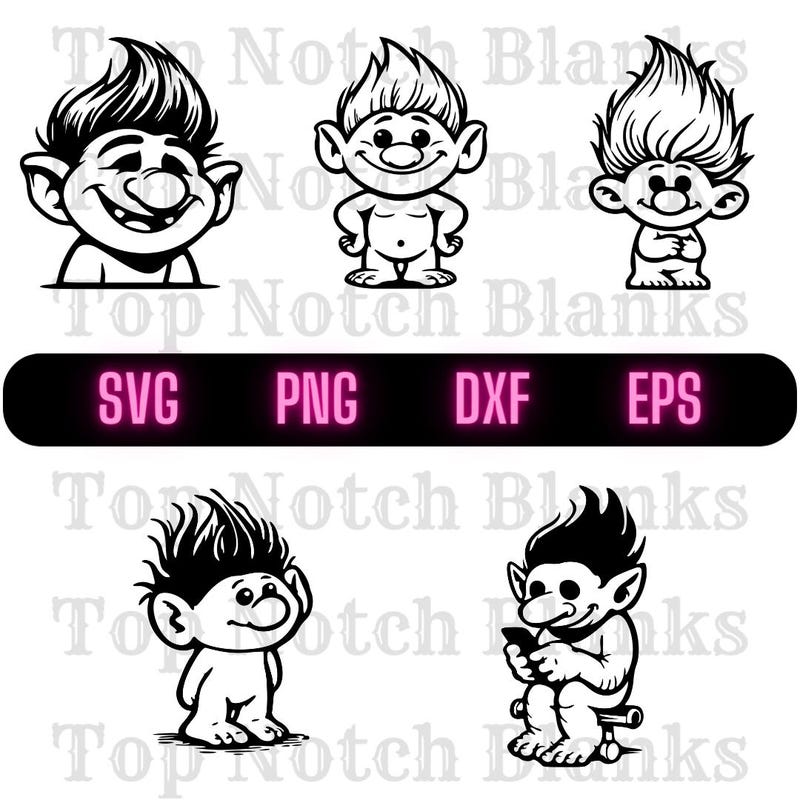Trolls Svg - Etsy