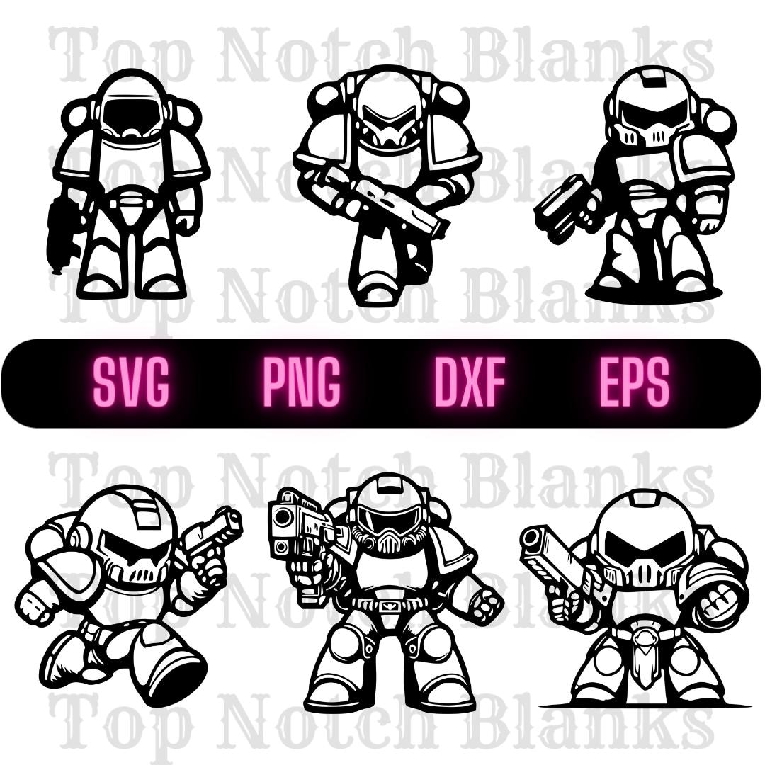 Space Marine Svg Space Marine Png Cool Space Marine Clipart Badass ...