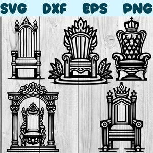 Throne Svg Cool Throne Png Throne Clipart Royal Throne Vector Bundle ...