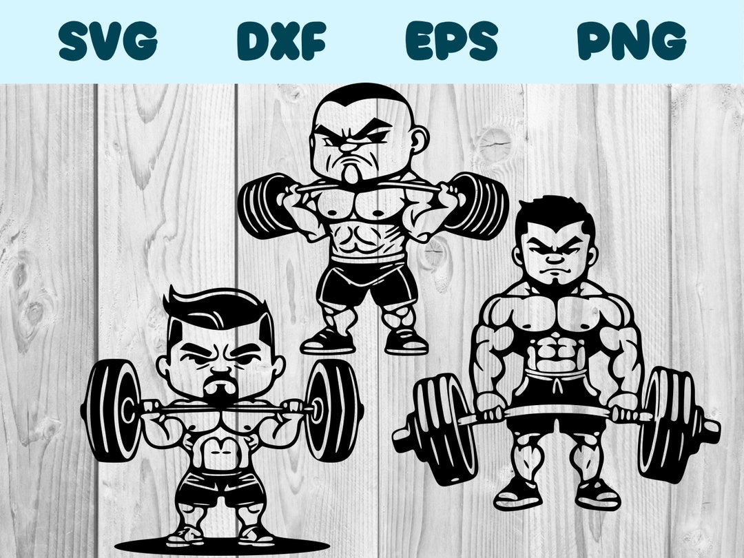 Weight Lifting Svg Weight Lifter Png Body Builder Clipart Weight ...