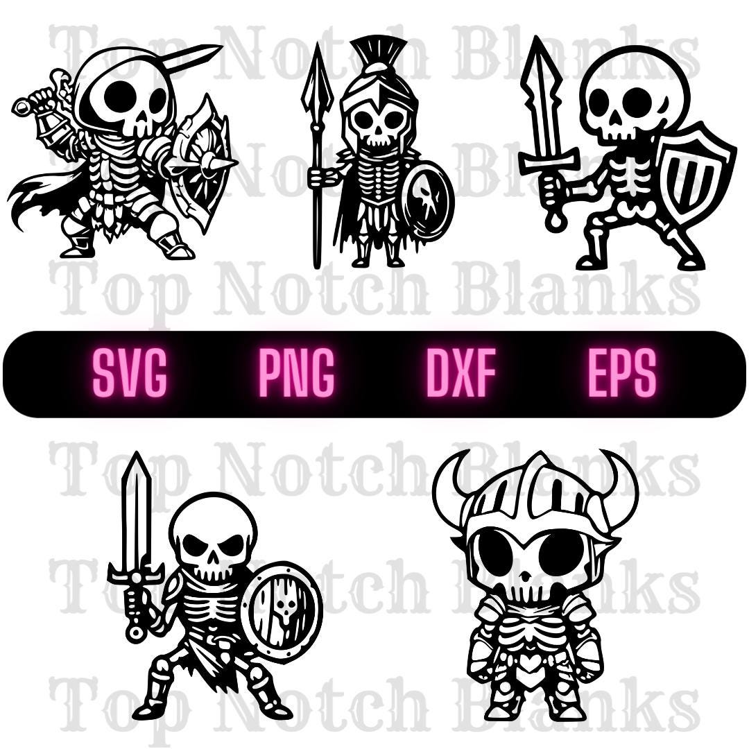 Skeleton Warrior Svg Bad Ass Skeleton Png Skeleton Warrior Clipart ...
