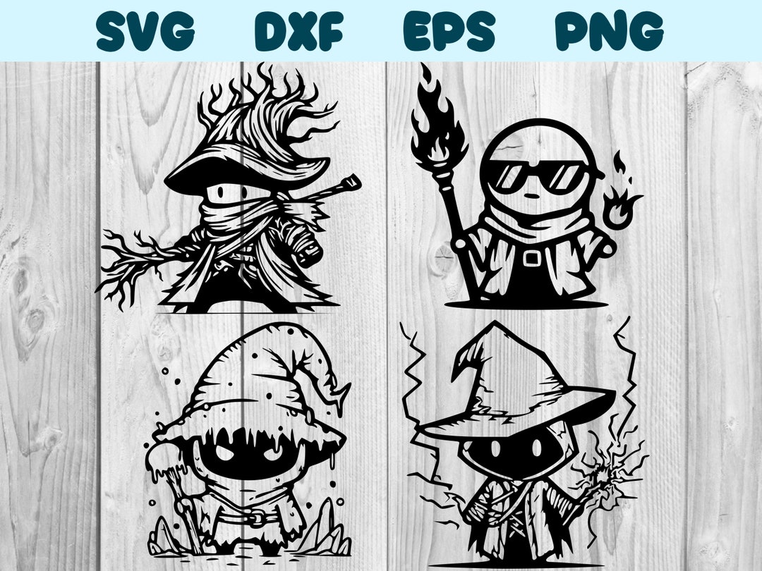Elemental Wizard Svg Wizard Png Elemental Wizard Clipart Cool Wizard ...