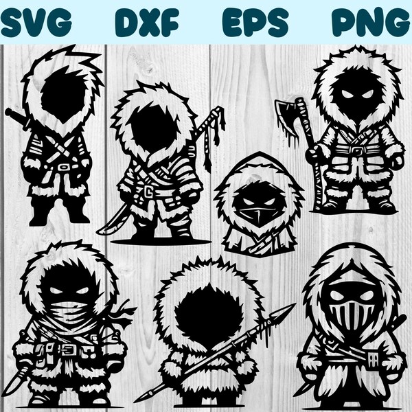Eskimo Clipart - Etsy