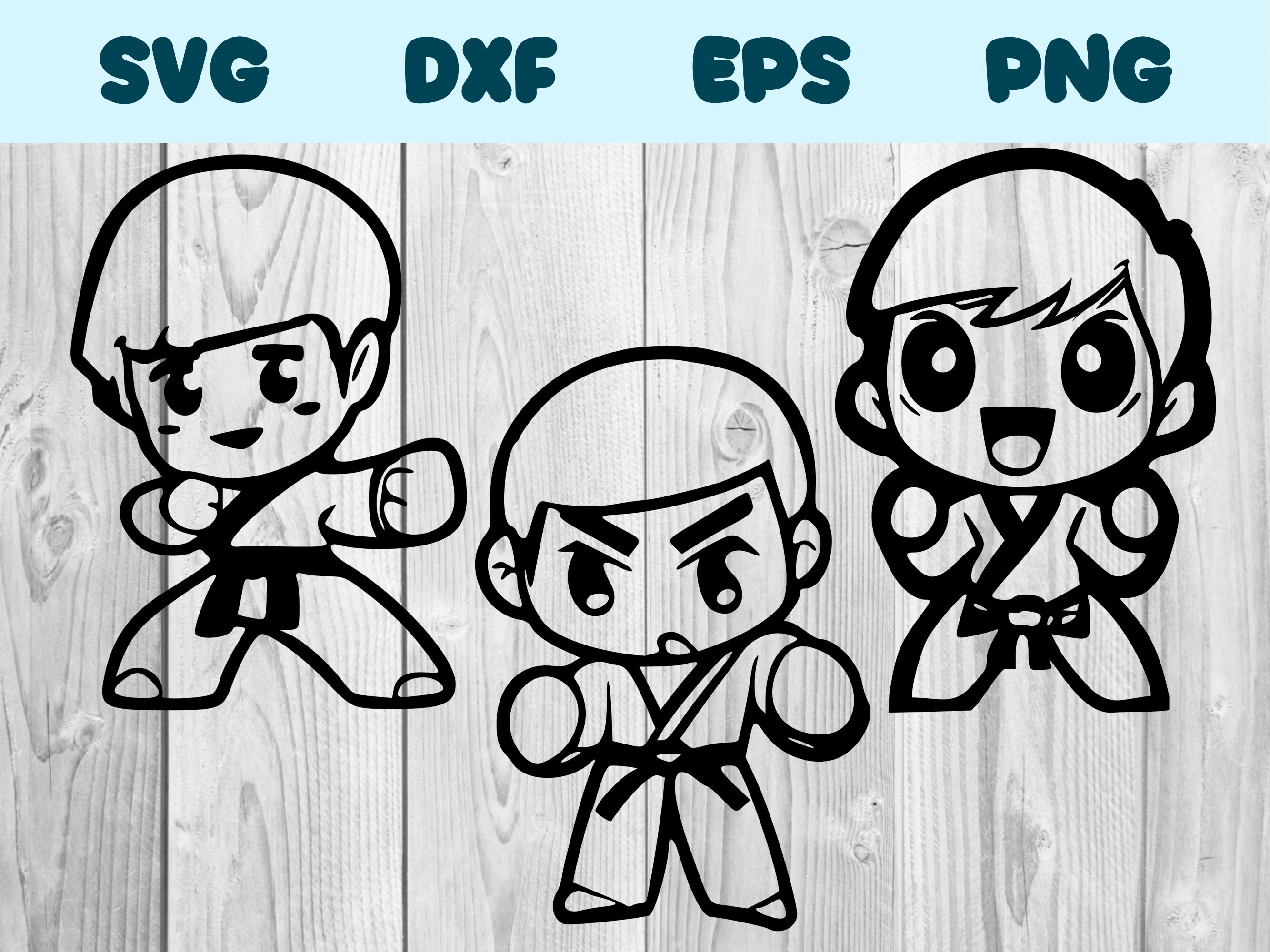 Karate Kid Svg Karate Fighter Png Karate Clipart Karate Kid - Etsy UK