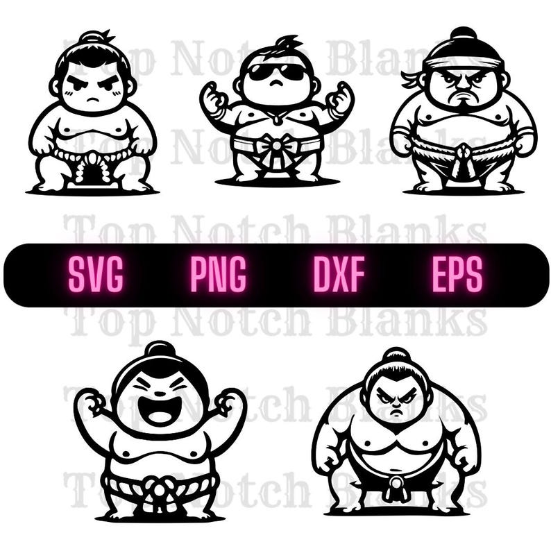 Sumo Wrestler Svg Sumo Wrestler Png Cool Sumo Clipart Badass Sumo ...
