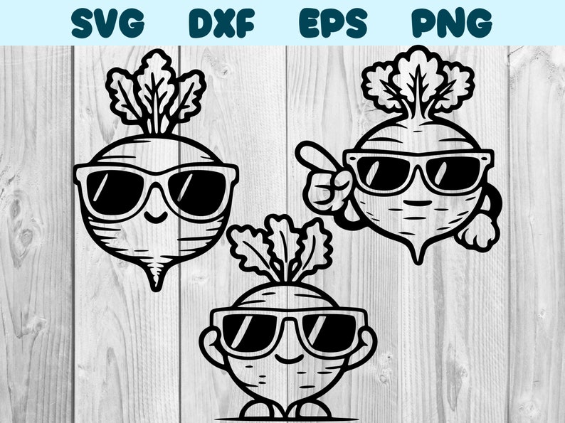 Turnip Wearing Sunglasses Svg Turnip With Sunglasses Png Turnip Clipart ...