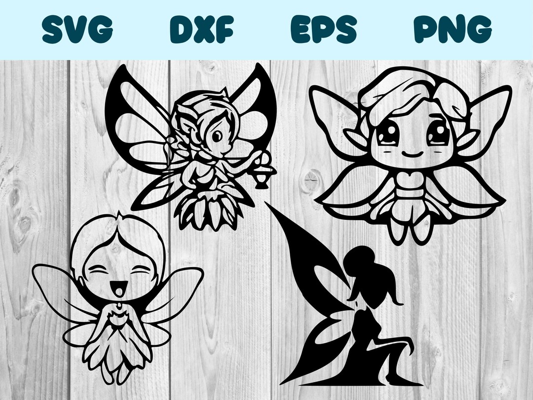 Fairy Svg Fairy Png Fairy Clipart Fairy Vector Bundle Pack - Etsy