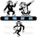 Chimp Dancing With Sunglasses Svg Chimp Dance Png Dancing Chimp Clipart ...