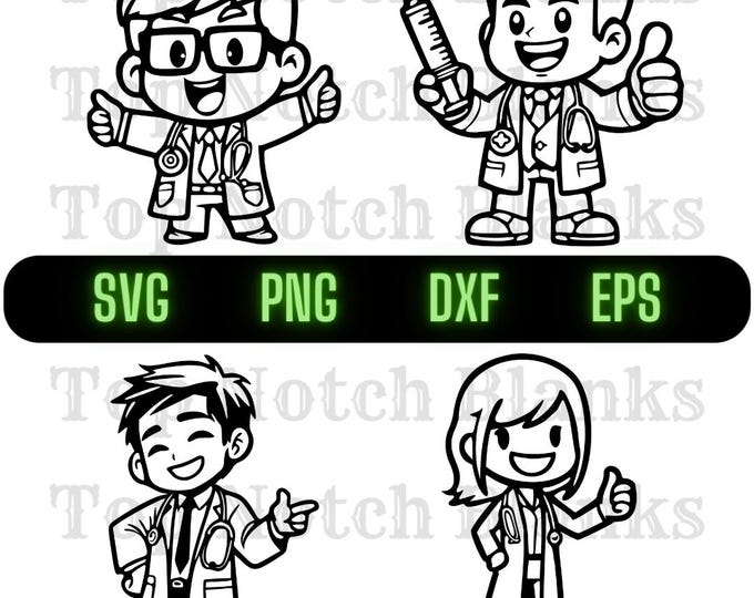 Doctor PNG, Cute Doctor Clip Art, Digital Download - Etsy Canada