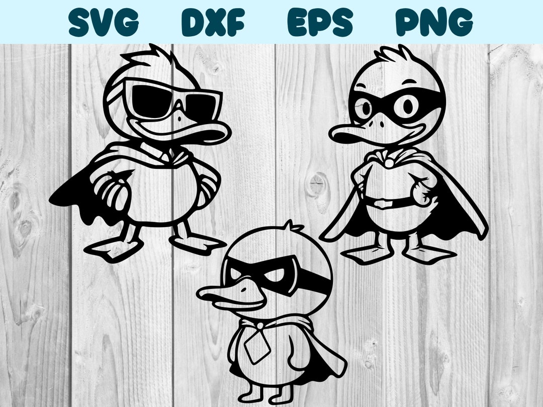 Superhero Duck Svg Duck Hero Png Super Duck Clipart Hero Duck Vector ...