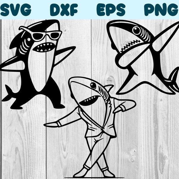 Dancing Shark - Etsy