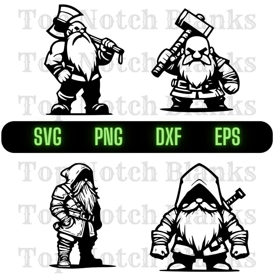 Dwarf Svg Cartoon Dwarf Png Cool Dwarf Clipart Badass Dwarf Vector ...