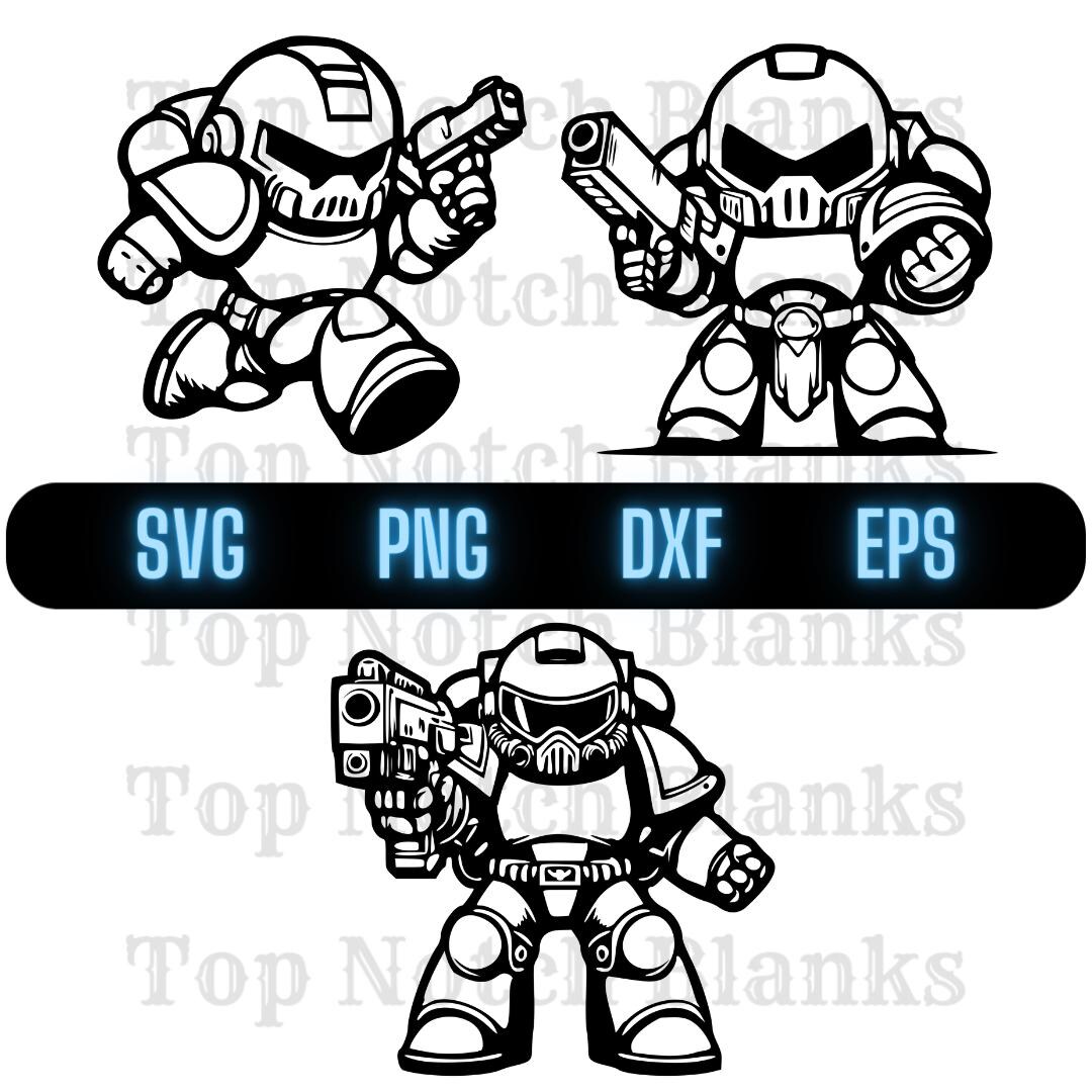Space Marine Svg Space Marine Png Cool Space Marine Clipart Badass ...