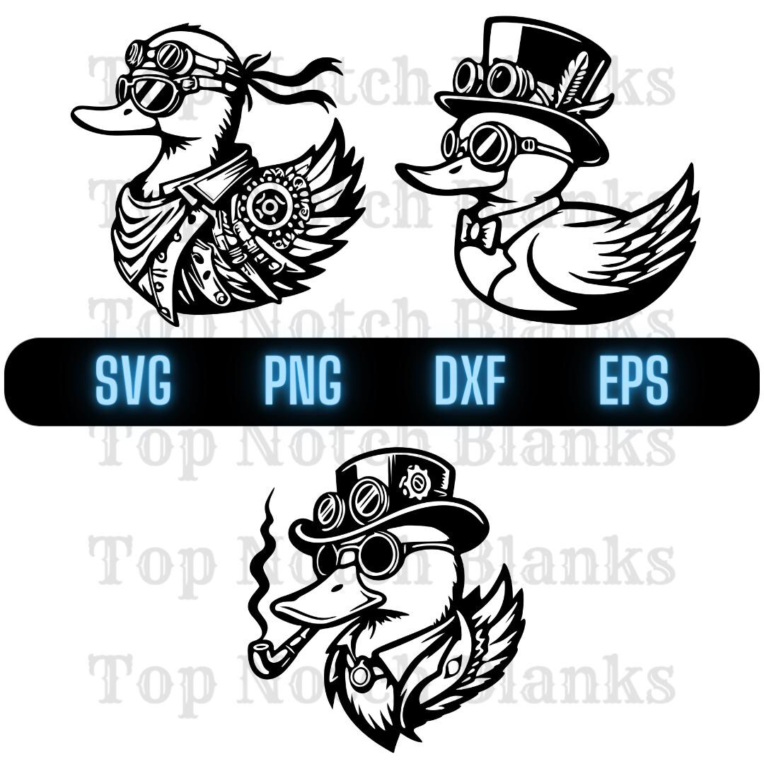 Steampunk Duck Svg Steampunk Duck Png Steam Punk Duck Clipart Steampunk ...