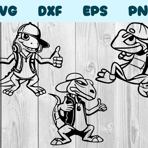 Lizard Vector - Etsy
