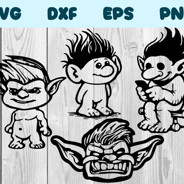 Trolls Svg - Etsy