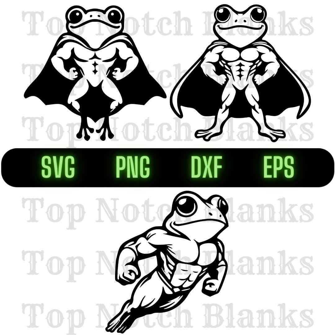 Superhero Frog Svg Frog Hero Png Super Frog Clipart Hero Frog Vector ...