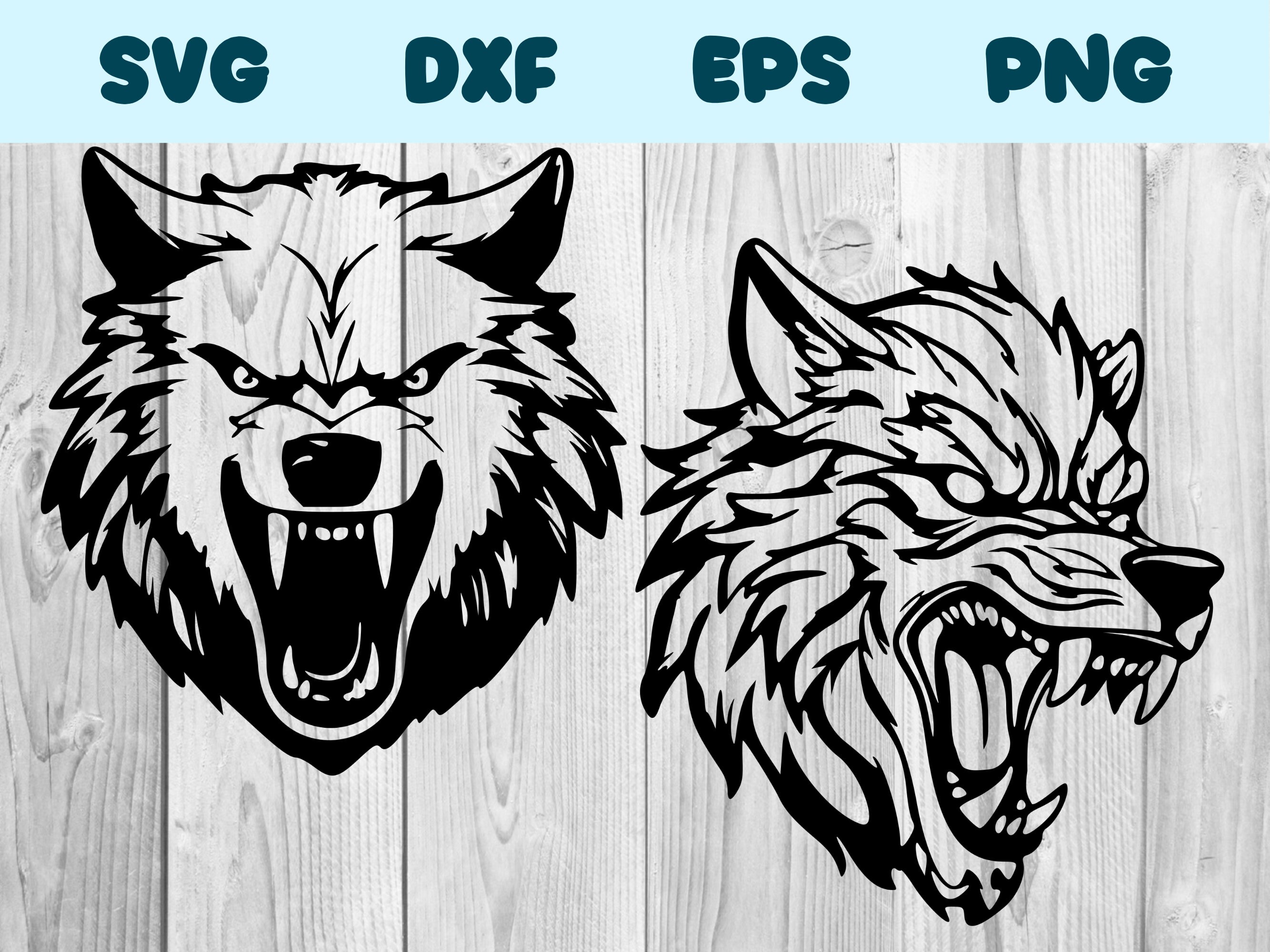 Angry Wolf Vector Png