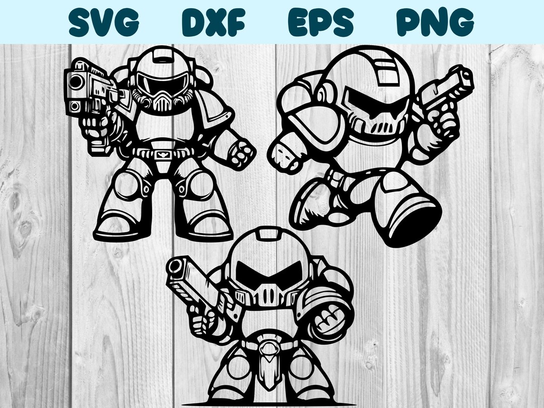 Space Marine Svg Space Marine Png Cool Space Marine Clipart Badass ...