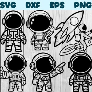 Astronaut Svg Cute Astronaut Png Cool Astronaut Clipart Pointing ...