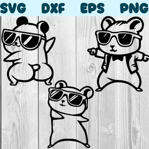 Hamster Dancing With Glasses Svg Hamster Dance Png Dancing Hamster ...