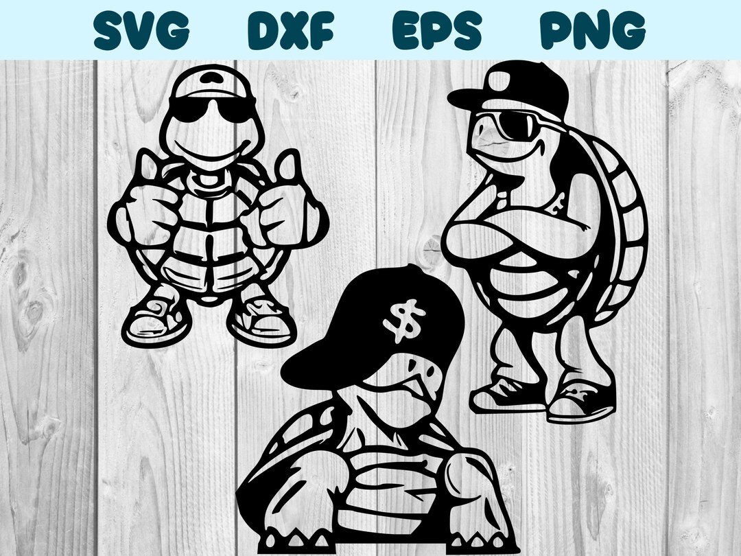 Hip-hop Turtle Svg Hip-hop Turtle Png Hip-hop Turtle Clipart Hip-hop ...