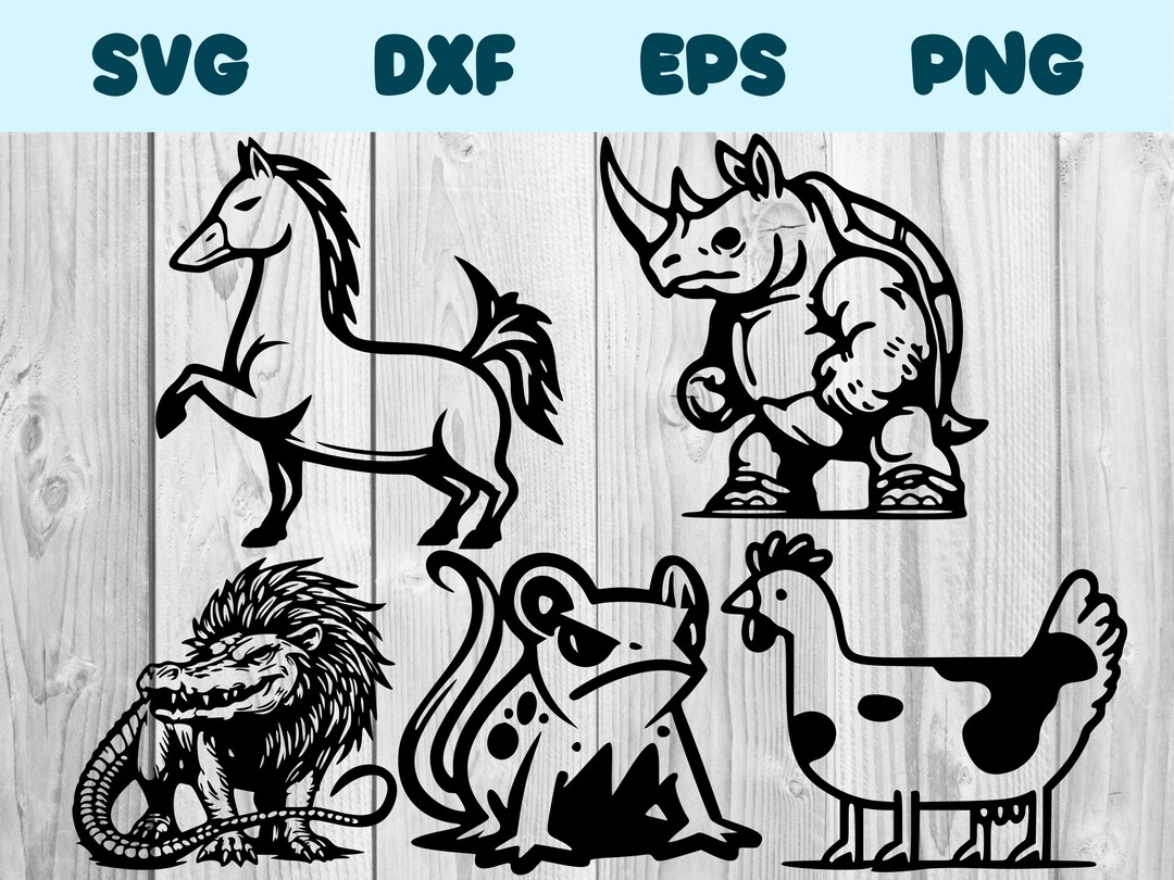 Hybrid Animals Svg Mixed Animals Png Hybrid Animals Clipart Mixed ...