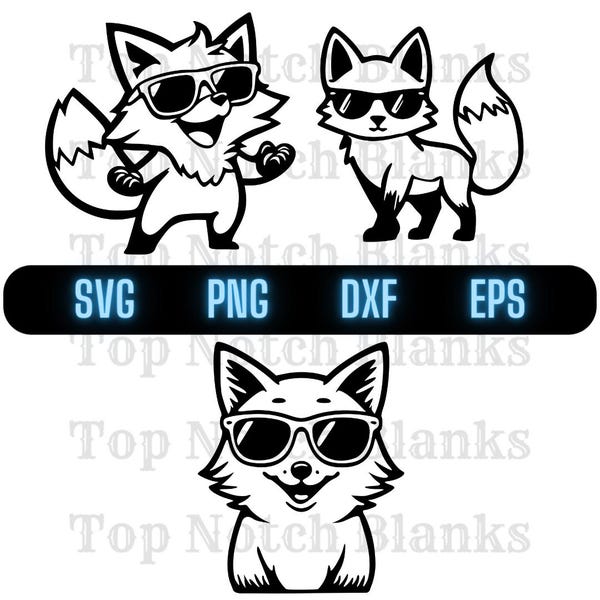White Fox Logo Svg - Etsy UK
