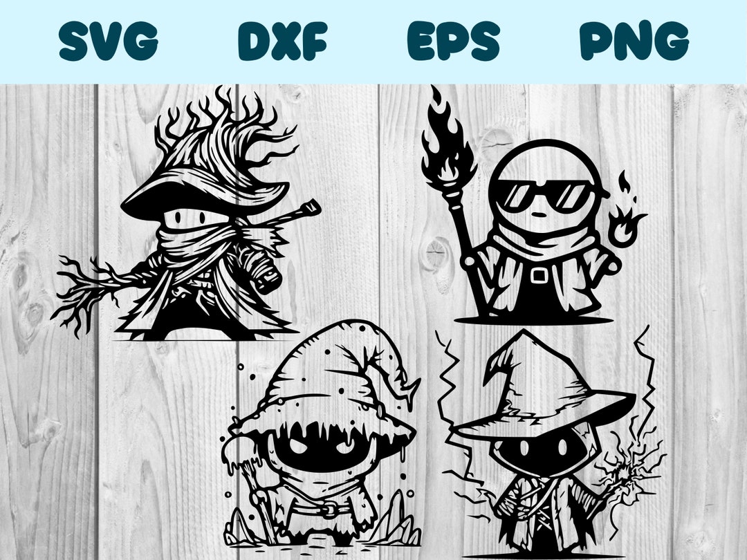 Elemental Wizard Svg Wizard Png Elemental Wizard Clipart Cool Wizard ...