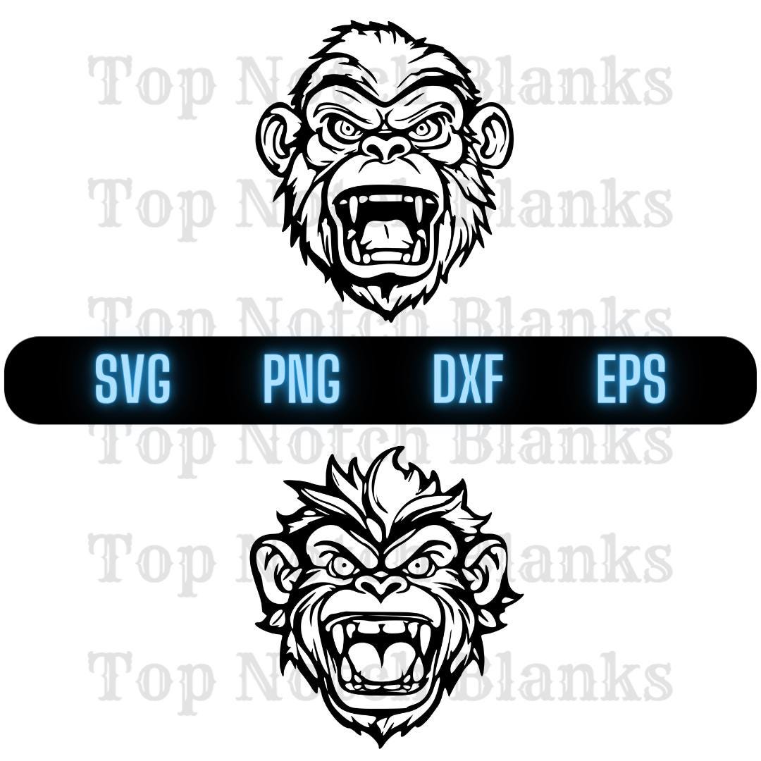 Angry Monkey Svg Angry Monkey Png Angry Monkey Clipart Angry Monkey ...