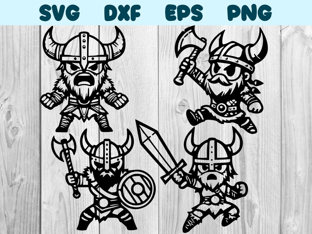 Viking Svg Cool Viking Png Badass Viking Clipart Cartoon Viking Vector ...
