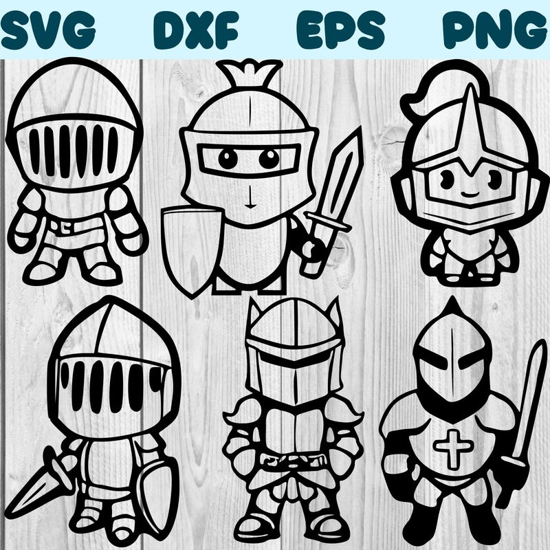 Knights Svg - Etsy