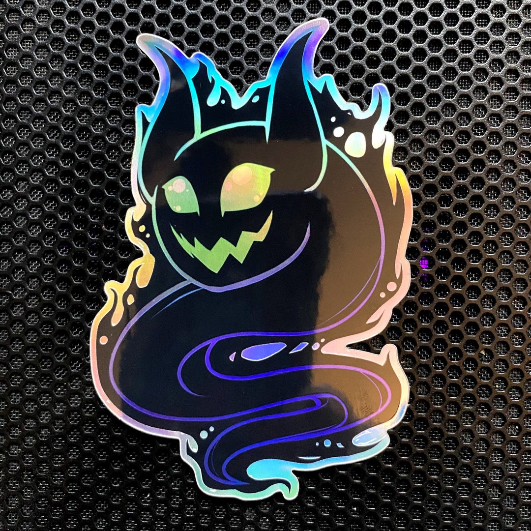 Wraith Noodle Holographic Sticker - Etsy