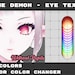 Anime Demon Eyes - Vroid Eye Texture (with AND Without Pupils) (14 .PNG ...