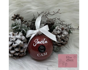 PERSONALIZED Santa Cam Ornament - Etsy