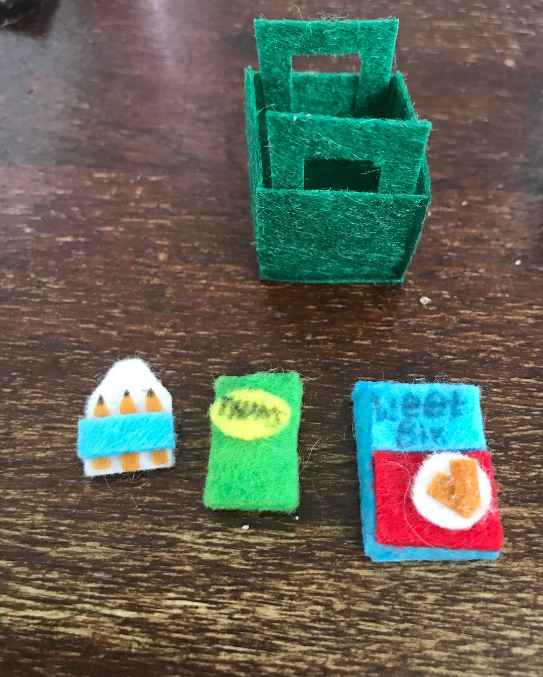 Miniature Felt Shopping Play - Etsy