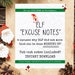 Elf Excuse Notes, Printable Elf Notes, Elf Personalized Letters ...