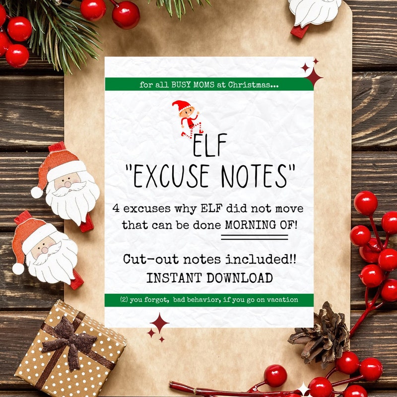 Elf Notes - Etsy