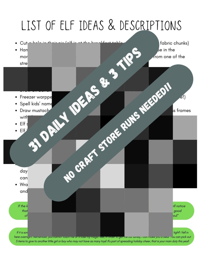 Printable Elf Kit, Christmas Elf Kit, Instant Elf Kit, Elf Props ...