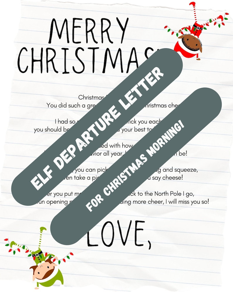 Printable Elf Kit, Christmas Elf Kit, Instant Elf Kit, Elf Props ...