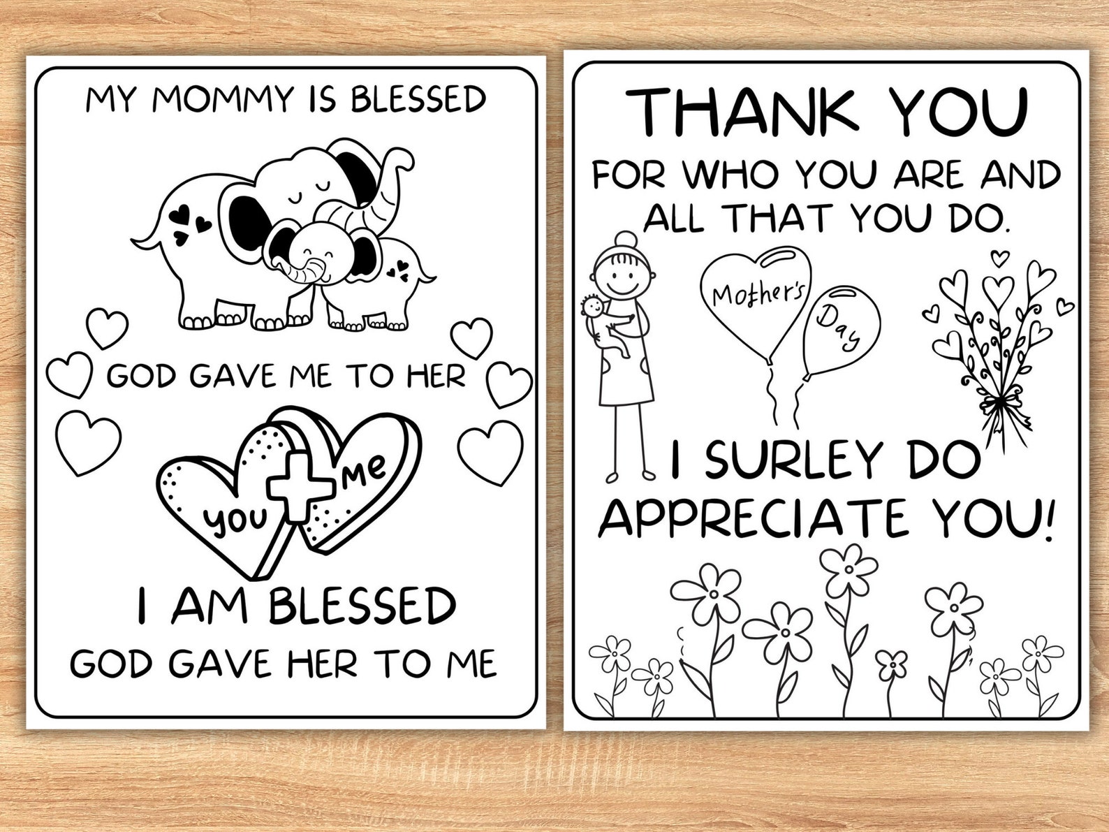 Christian Mother's Day Printable, Christian Gift for Mom From Kids ...