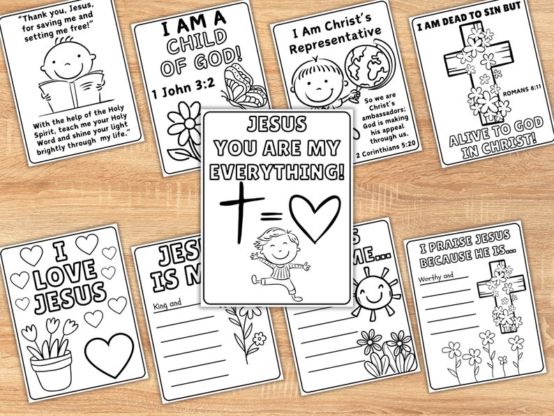 Jesus is the Light Printable Scripture Coloring Pages, He is Risen ...