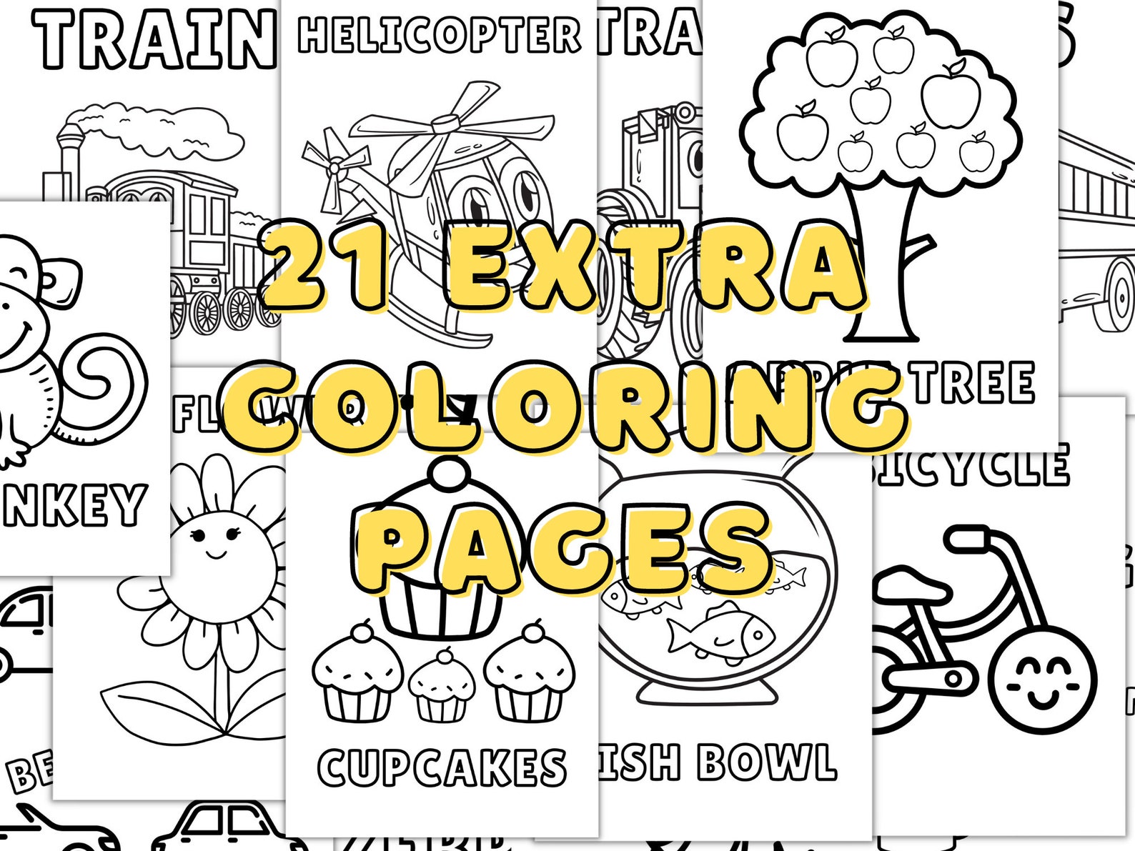 Printable Coloring Pages for Kids, Activity Coloring Pages, Homeschool ...