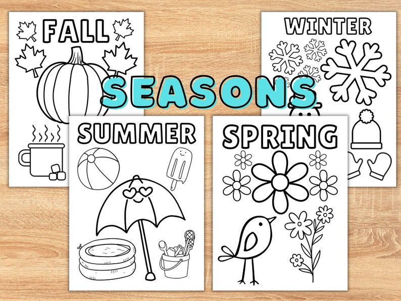 Printable Coloring Pages for Kids, Activity Coloring Pages, Homeschool ...