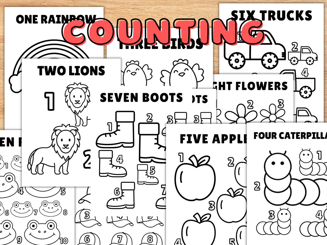 Printable Coloring Pages for Kids, Activity Coloring Pages, Homeschool ...