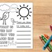 Printable Scripture Coloring Kid's Morning Activity, Christian ...