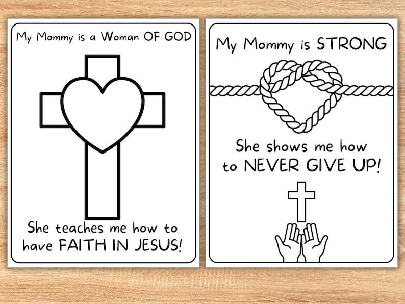 Christian Mother's Day Printable, Christian Gift for Mom From Kids ...