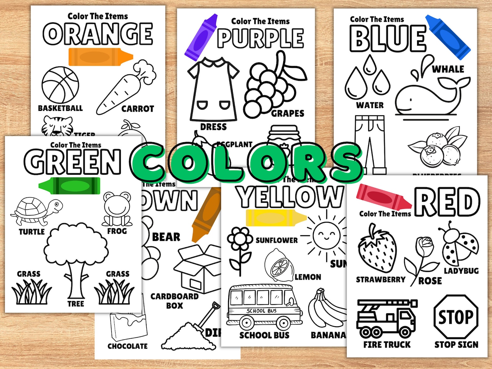 Printable Coloring Pages for Kids, Activity Coloring Pages, Homeschool ...