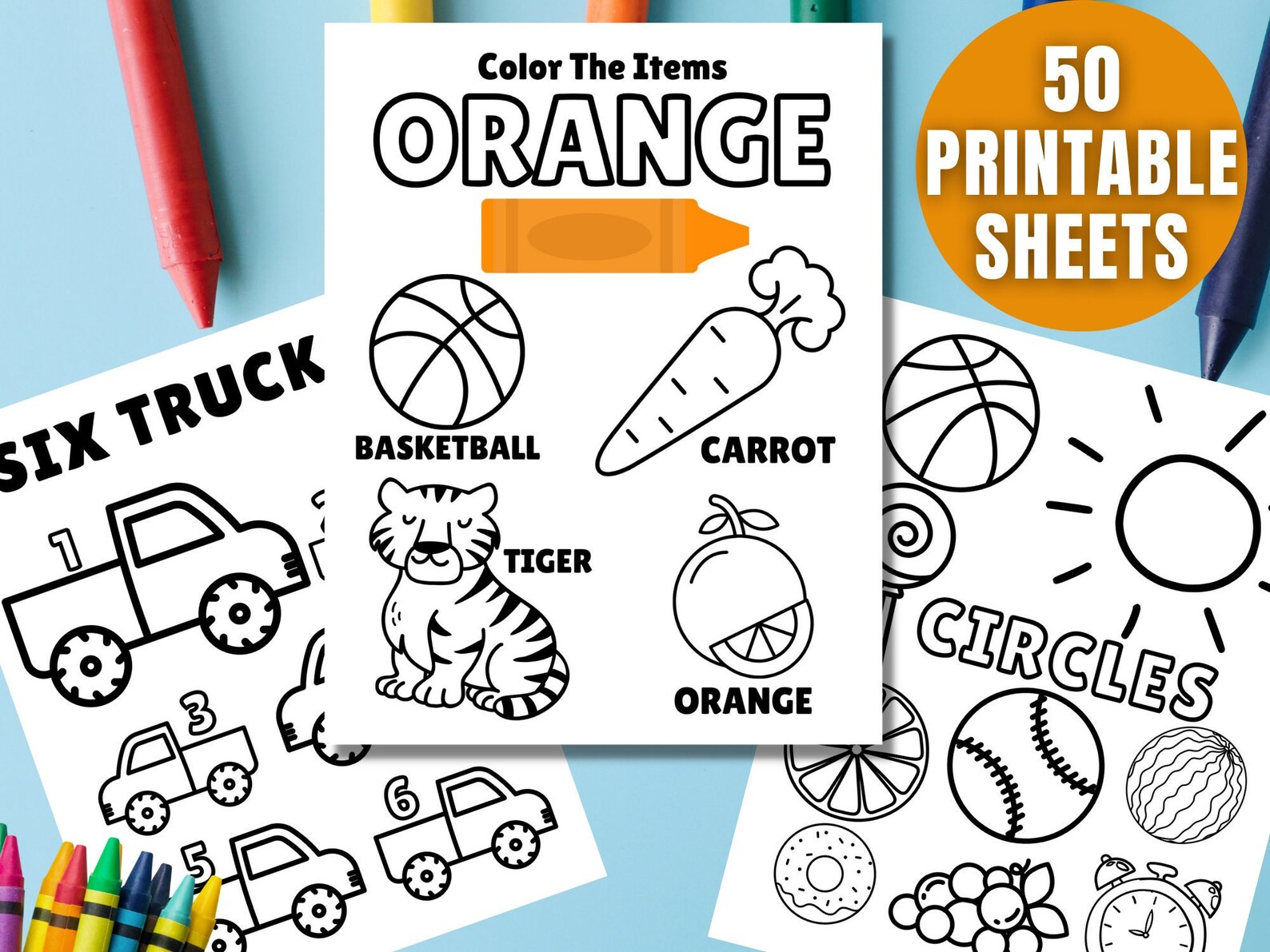 Printable Coloring Pages for Kids, Activity Coloring Pages, Homeschool ...