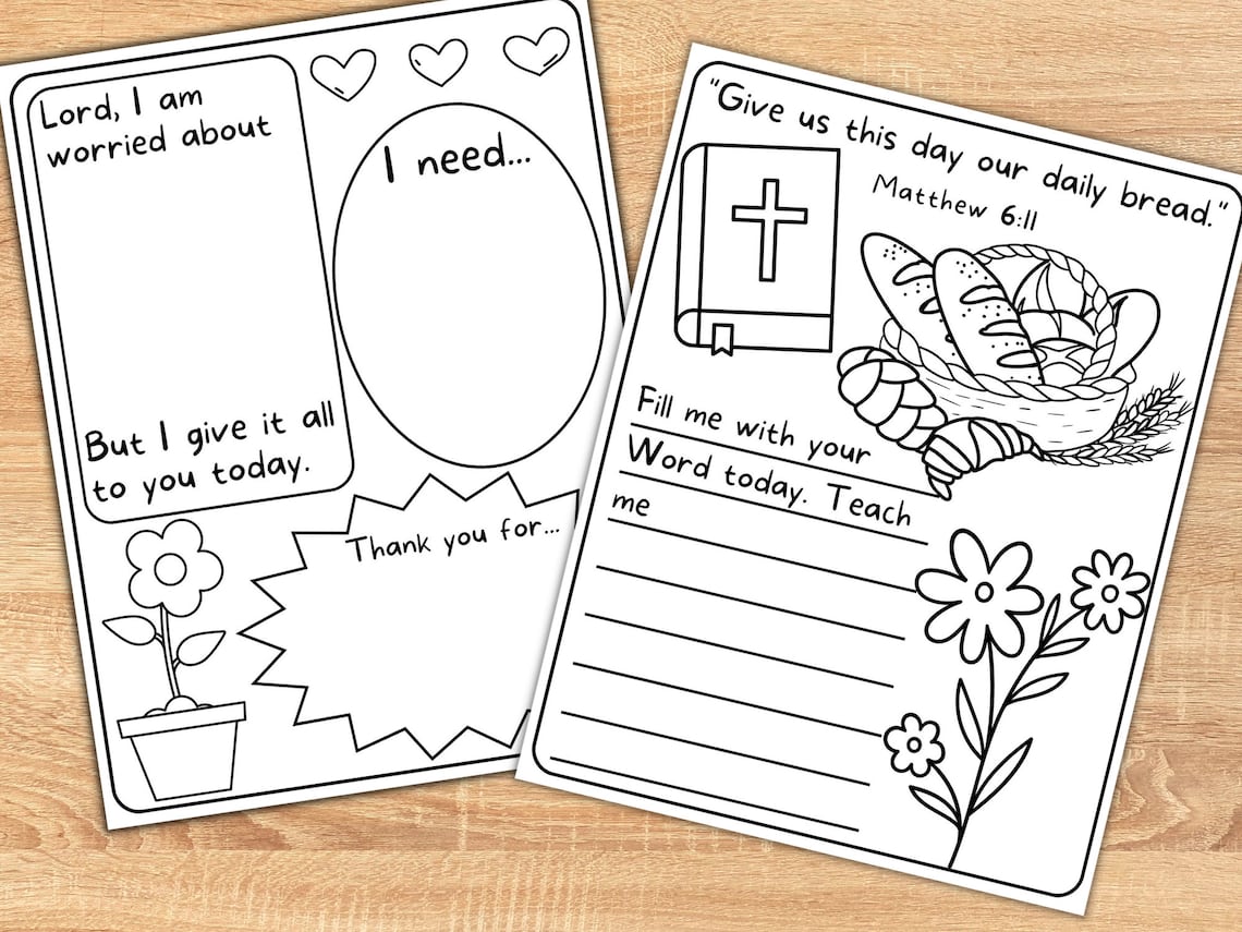 Prayer and Scripture Coloring Pages Bundle Printable Bible - Etsy